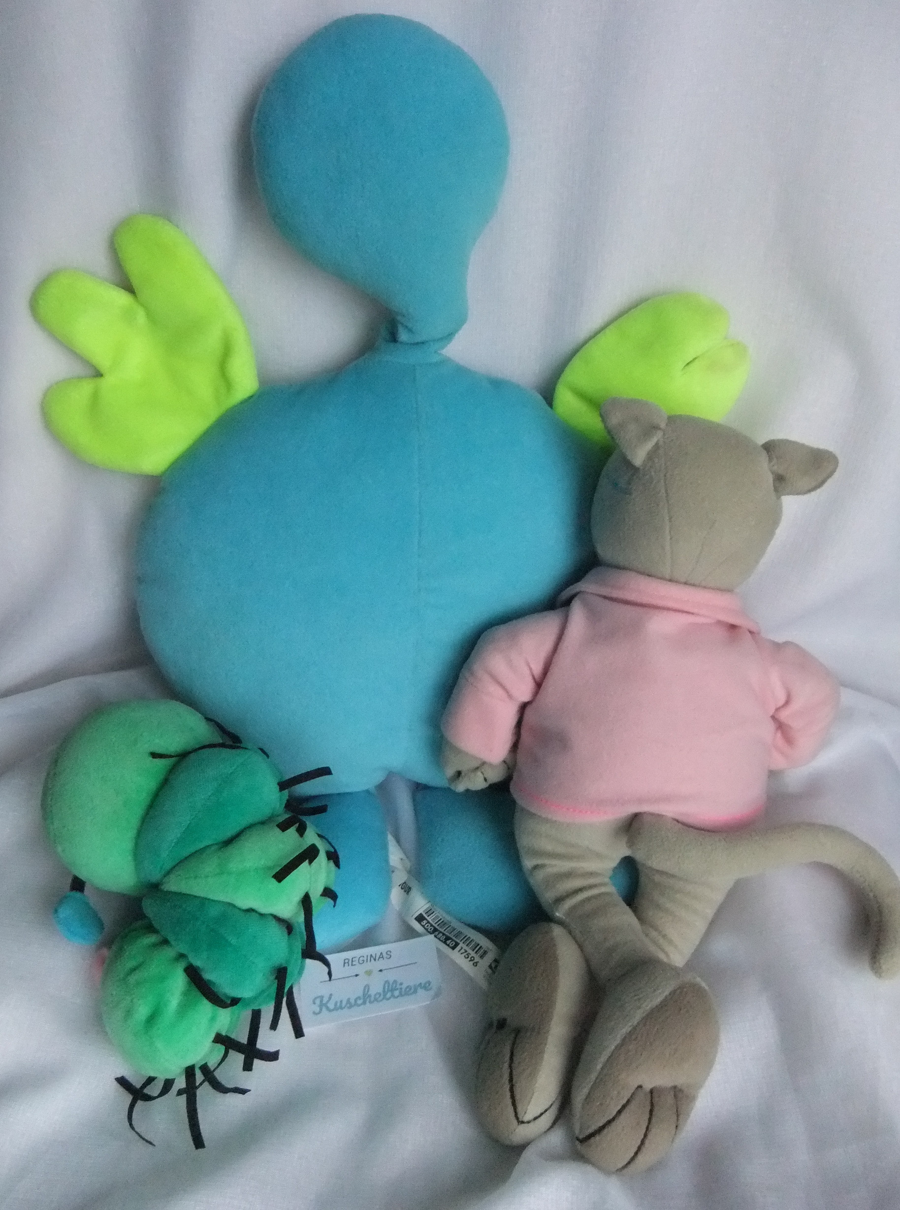 Ikea - Plüschtiere - Blimp Alien, Katze Päls mit Jacke und Spieluhr...